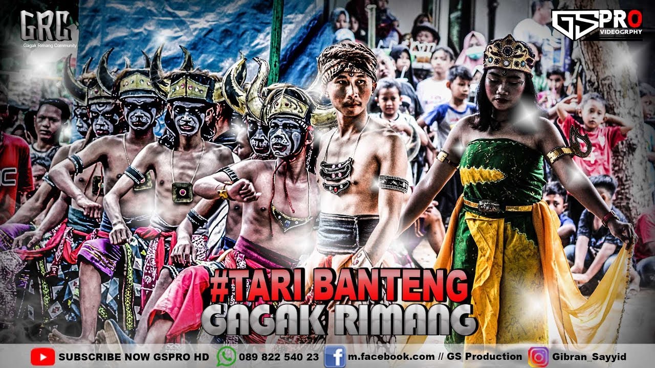 tari banteng gagak rimang community - YouTube