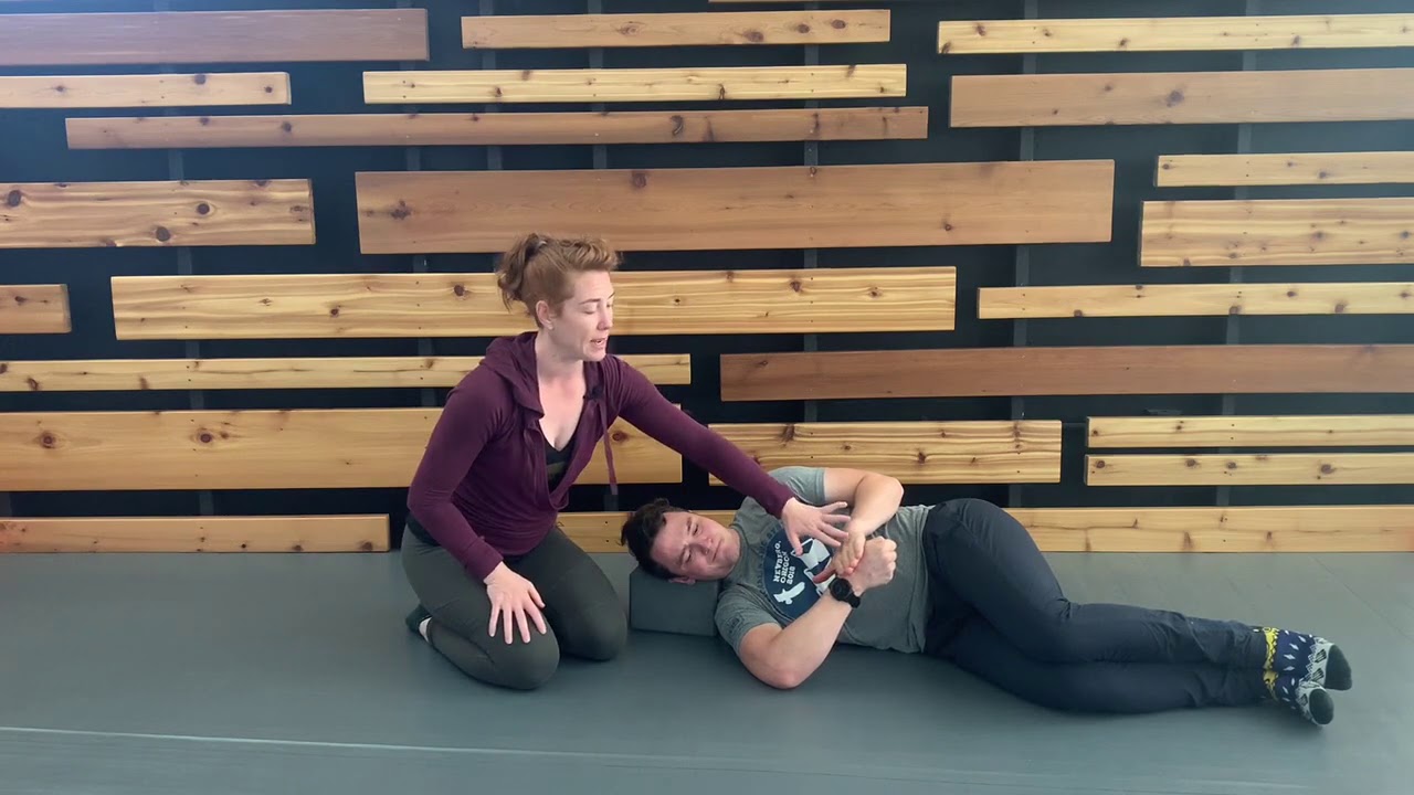 Kinstretch: Shoulder IR (Intermediate) - YouTube