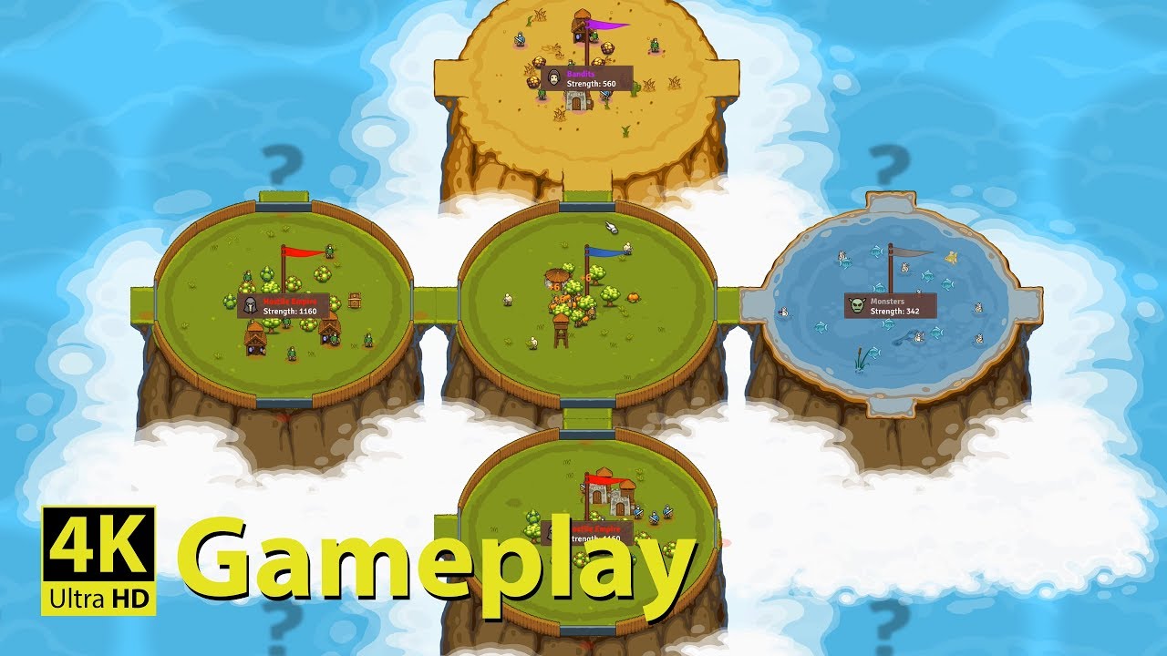 Circle Empires - 4K GAMEPLAY [ADDICTIVE Real Time Strategy Game] - YouTube