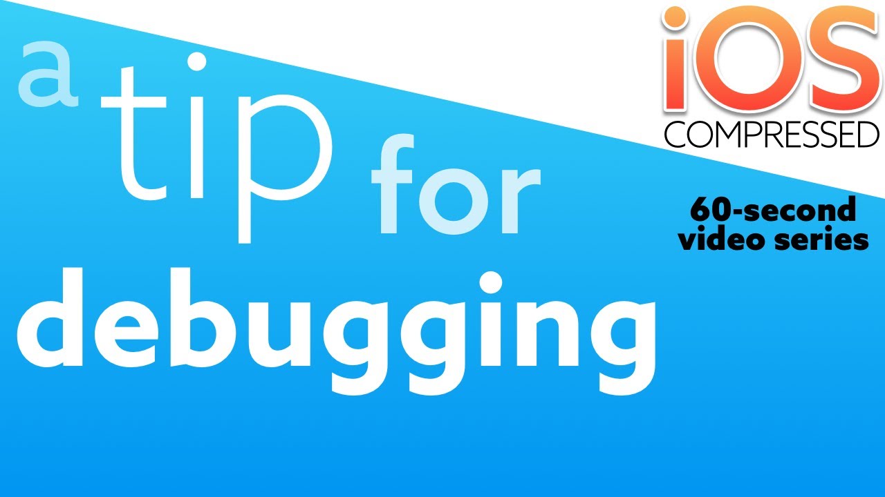 A Tip for Debugging, in 60 seconds! iOS, Swift, SwiftUI - YouTube