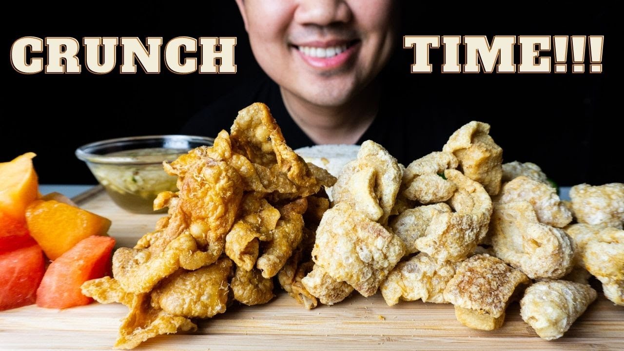 ASMR Chicharon Bagnet and Crispy Chicken Skin I Crunchy Eating Sounds ...