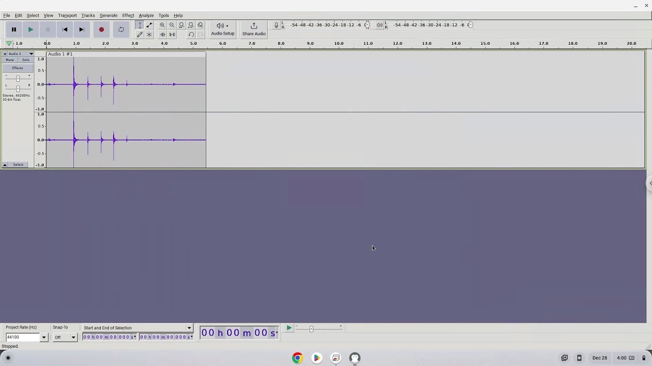 How to install Audacity 3.2.3 on a Chromebook - YouTube