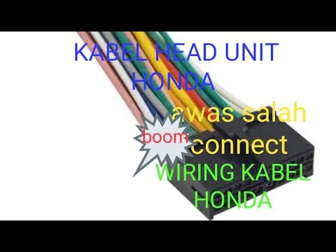 WIRING ALUR KABEL HEADUNIT BRIO - YouTube