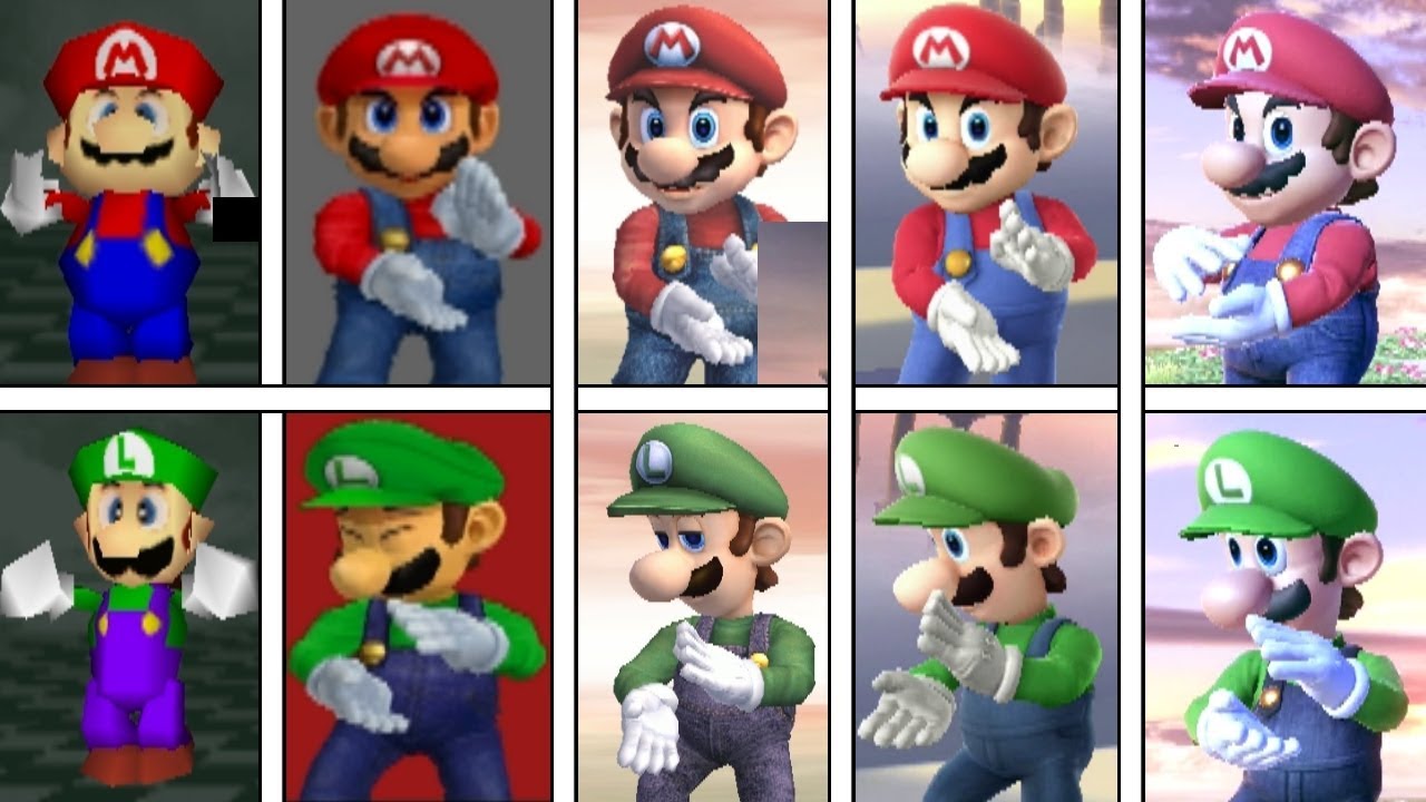 Evolution Of All Character's Clapping Animation in Super Smash Bros ...