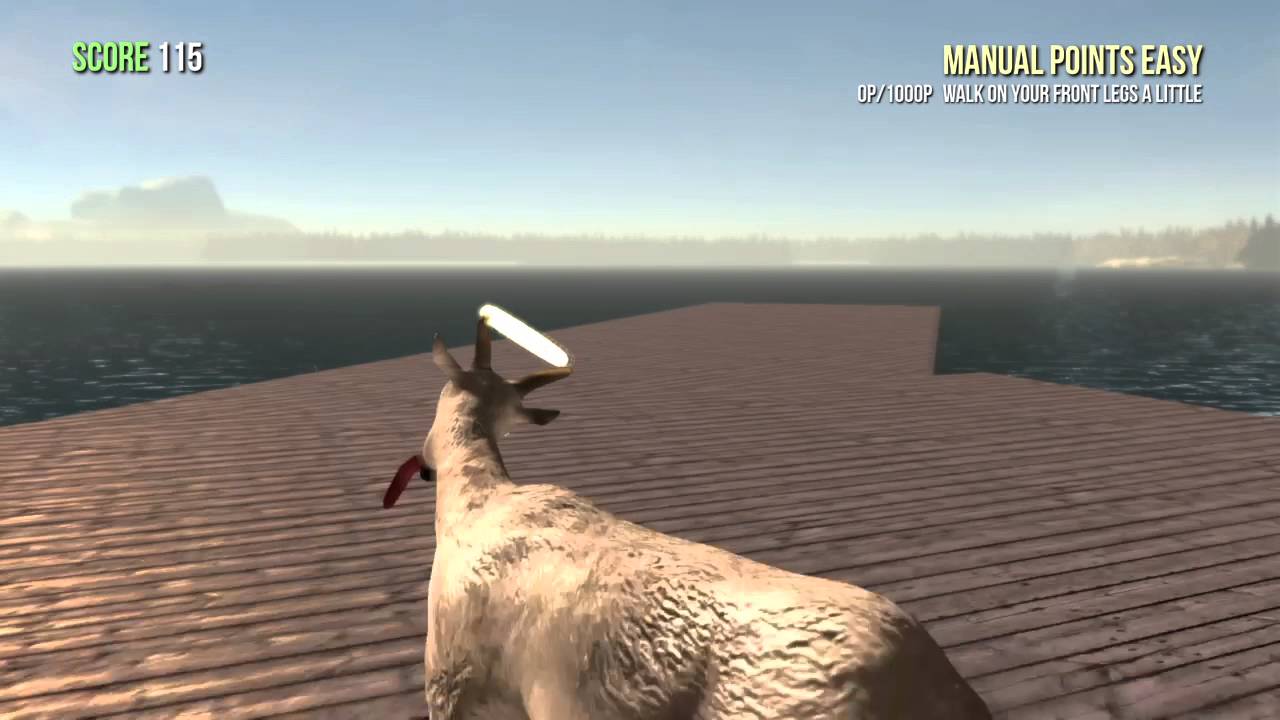 Goat simulator arcade games! - YouTube