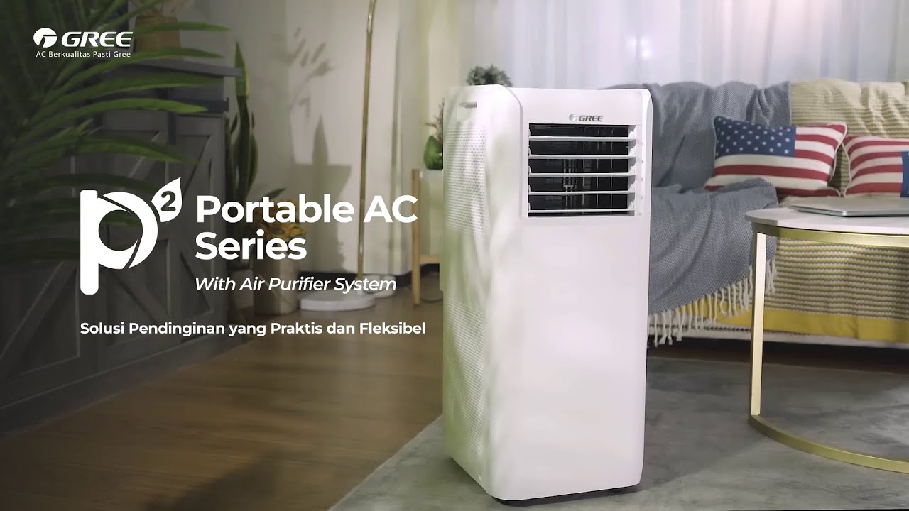 AC PORTABLE 0,5 PK, GREE GPC-P2 (0,5 PK dan 1 PK) - YouTube