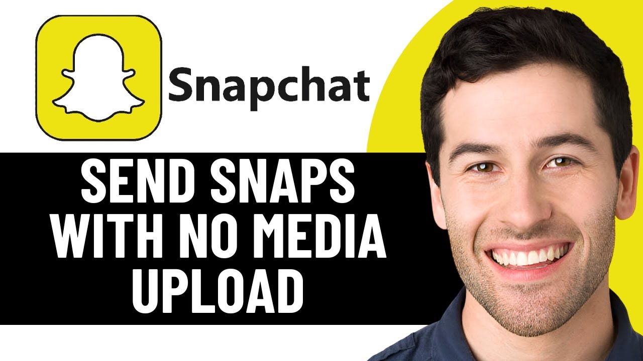 HOW TO SEND SNAPS WITH NO MEDIA UPLOAD ON SNAPCHAT 2026! (FULL GUIDE ...