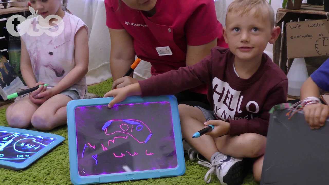 Sensory Illuminated Writing Boards from TTS Group - YouTube