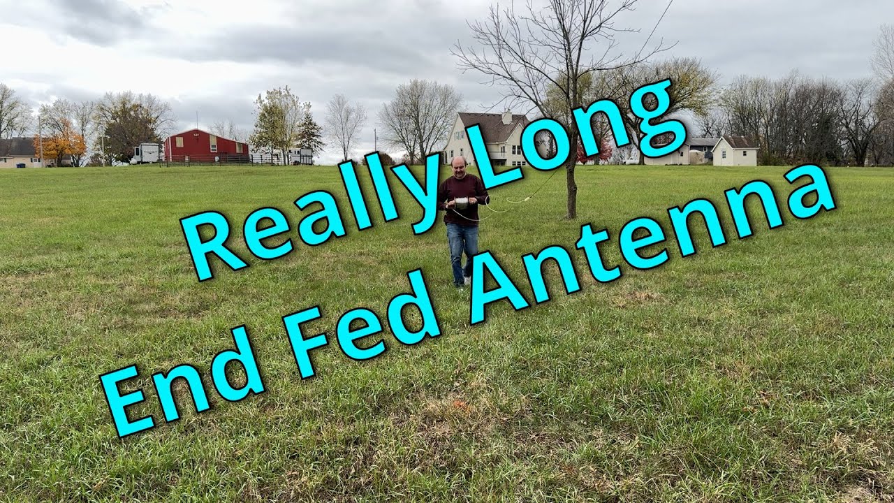 Long Wire End-fed Antenna - YouTube