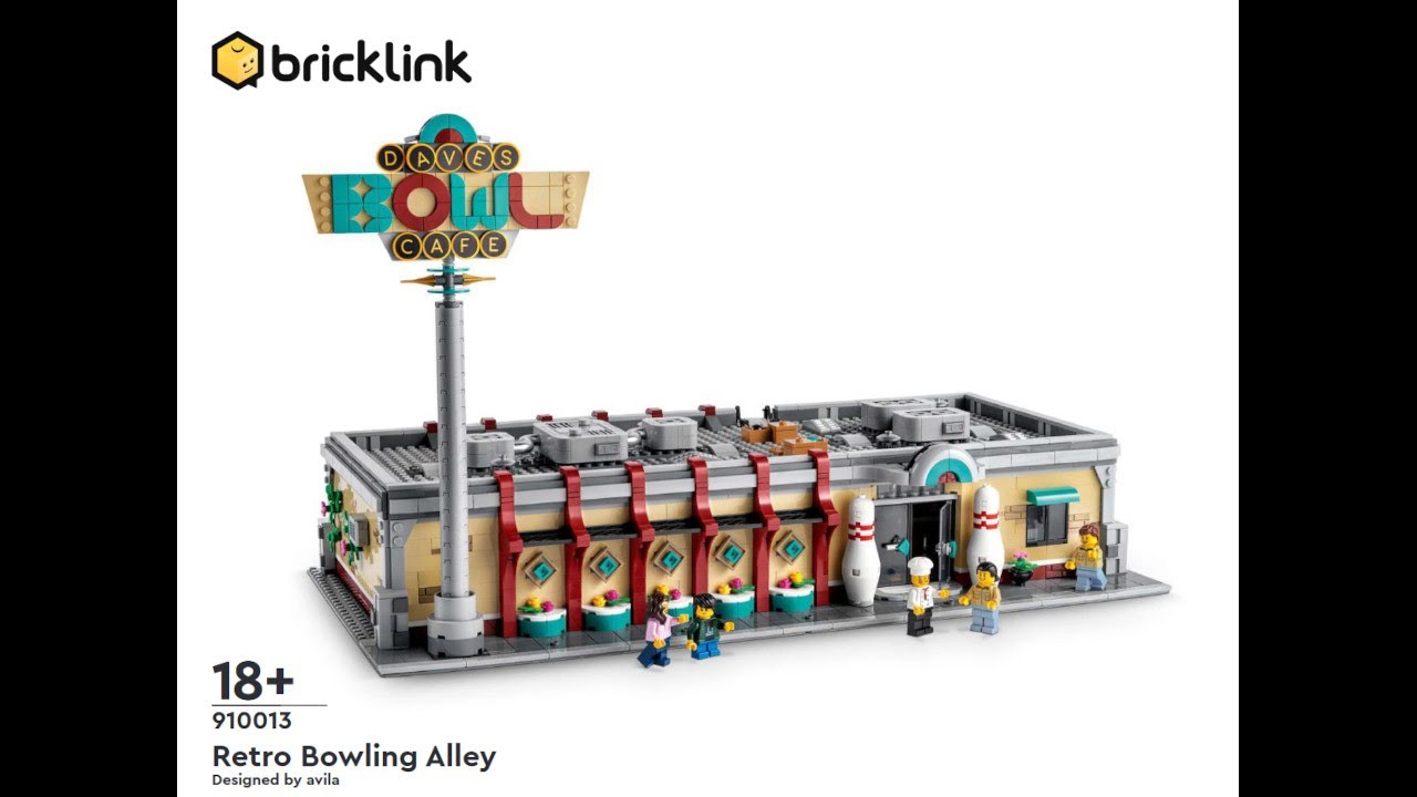 LEGO 910013 Instructions | Bricklink | Retro Bowling Alley | Bricklink ...