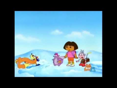 Dora the explorer - Rapido tico - Swiper slide in the snowman