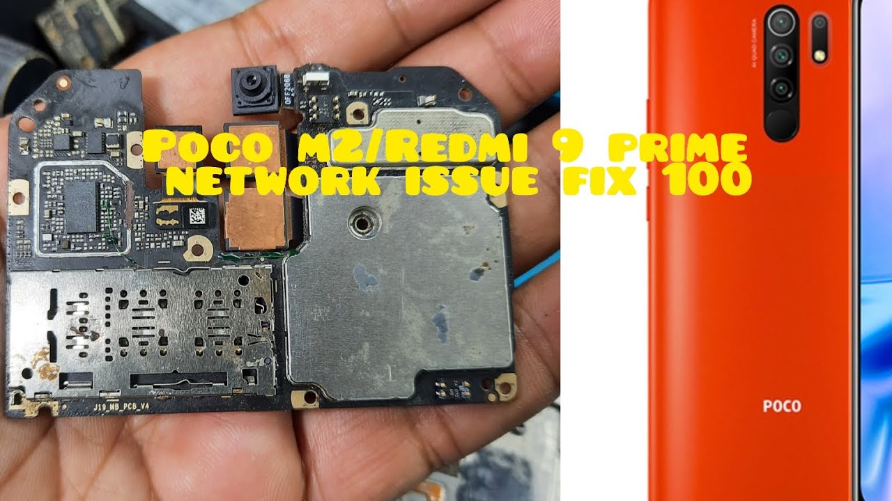 Xiaomi redmi 9 prime/poco m2 no service network problem fix 100% || poco m2/redmi 9 network fix ...