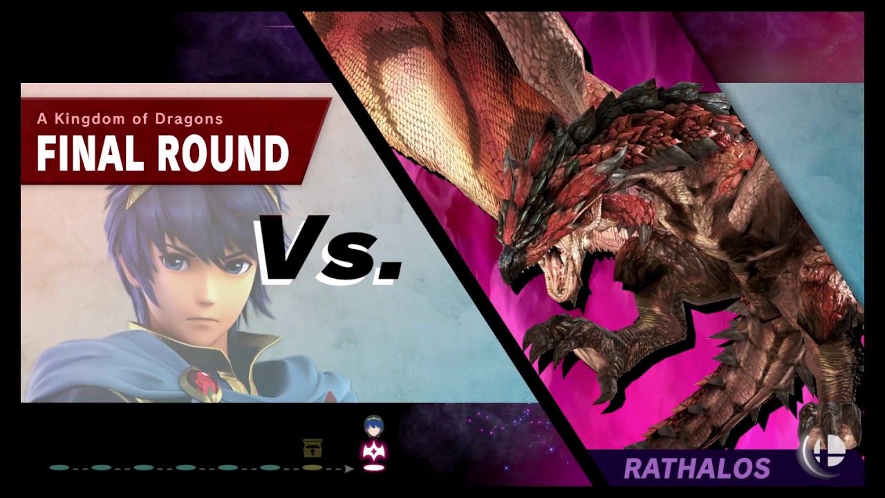 Super Smash Bros. Ultimate Classic Mode Marth Run "A Dragon, You Are ...