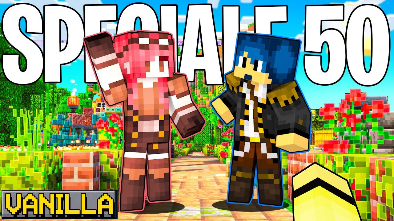 REAZIONE di STEF e PHERE alla mia VANILLA - MINECRAFT SPECIALE 50 ...