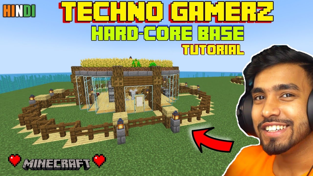 How to Make Techno Gamerz Minecraft Hardcore Base. - YouTube