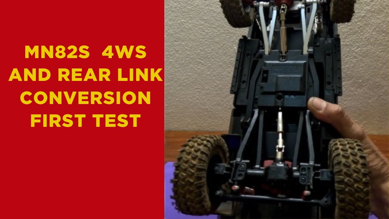 MN82s 4WS AND 4 LINK CONVERSION FIRST TEST - YouTube