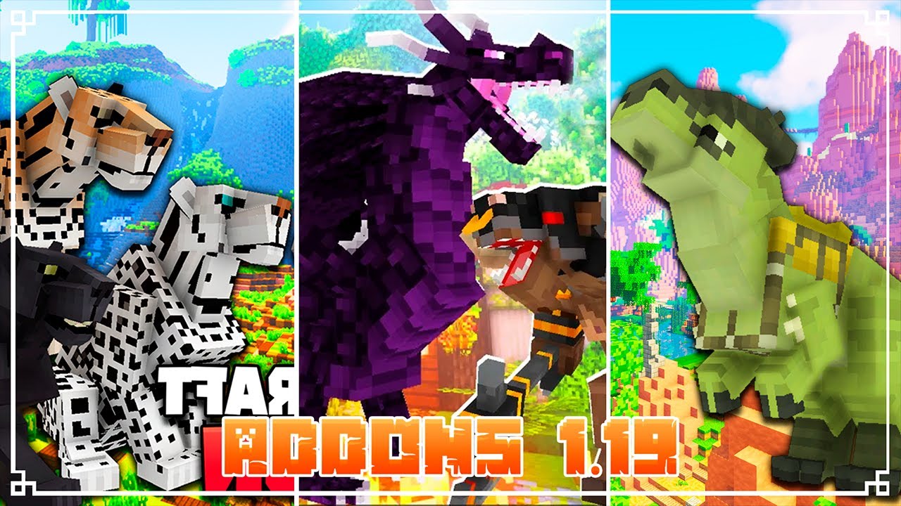TOP 10 MELHORES ADDONS PARA MINECRAFT 1.19 [MCPE,BEDROCK,CELULAR] - YouTube