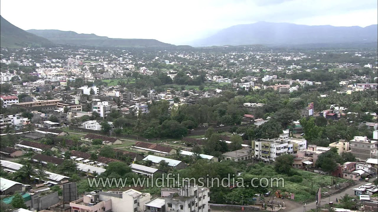 A paranomic view of Satara city - YouTube