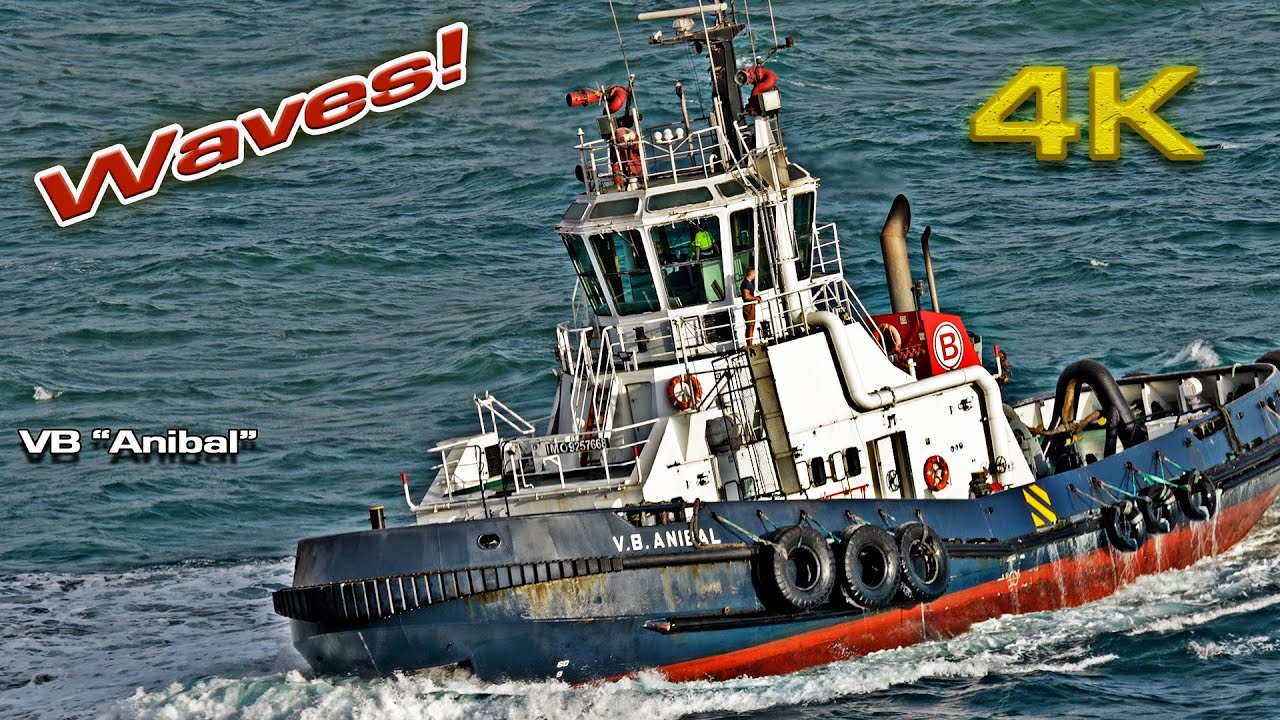 VB Anibal TUG Rough Sea - YouTube