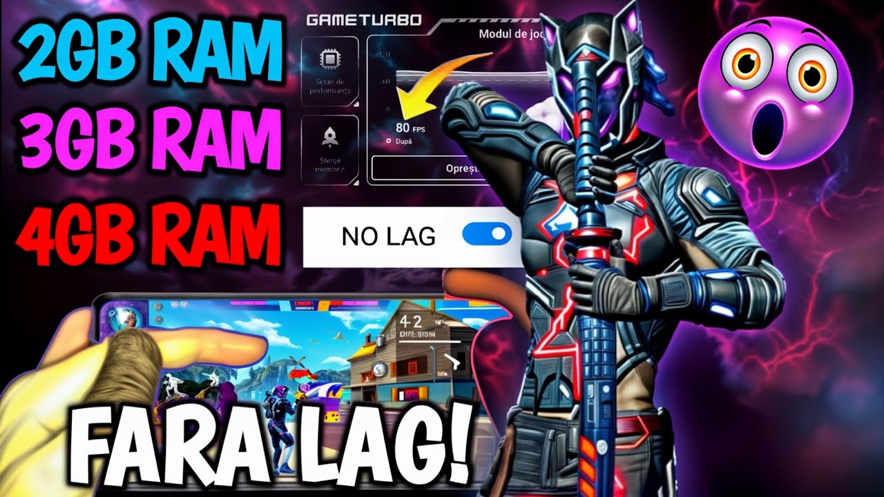 SCAPA DE LAG ÎN FREE FIRE! (Tutorial complet) | 80 FPS + Sensibilitate ...