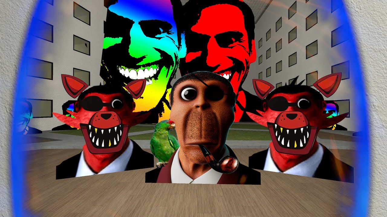 OBUNGA and FOXI and SHREK in Garry's Mod - YouTube