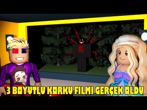 3 Boyutlu Sinemaya Gittik Korku Filmi Gerçek Oldu | Roblox