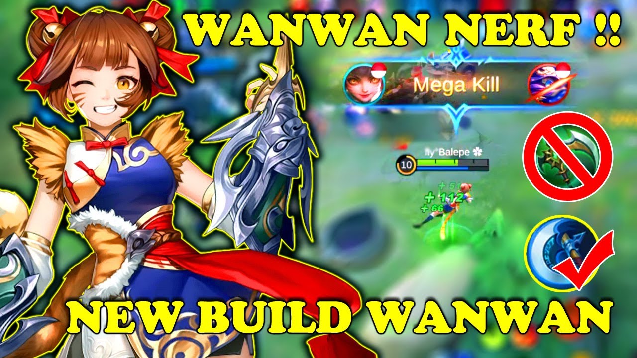 Wanwan New Build After Nerf 2021 Mobile Legends - YouTube