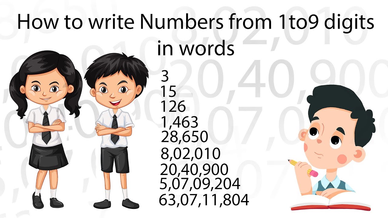 How To Write Numbers From 1to9 Digits In Words Indian System YouTube how-to-write-numbers-from-1to9-digits-in-words-indian-system-youtube