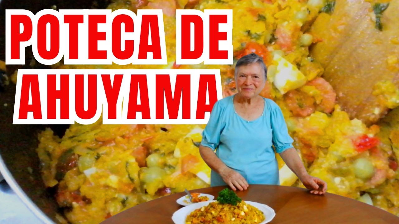 😍 Cómo PREPARAR POTECA de AHUYAMA | RECETA CASERA FÁCIL de PREPARAR ...