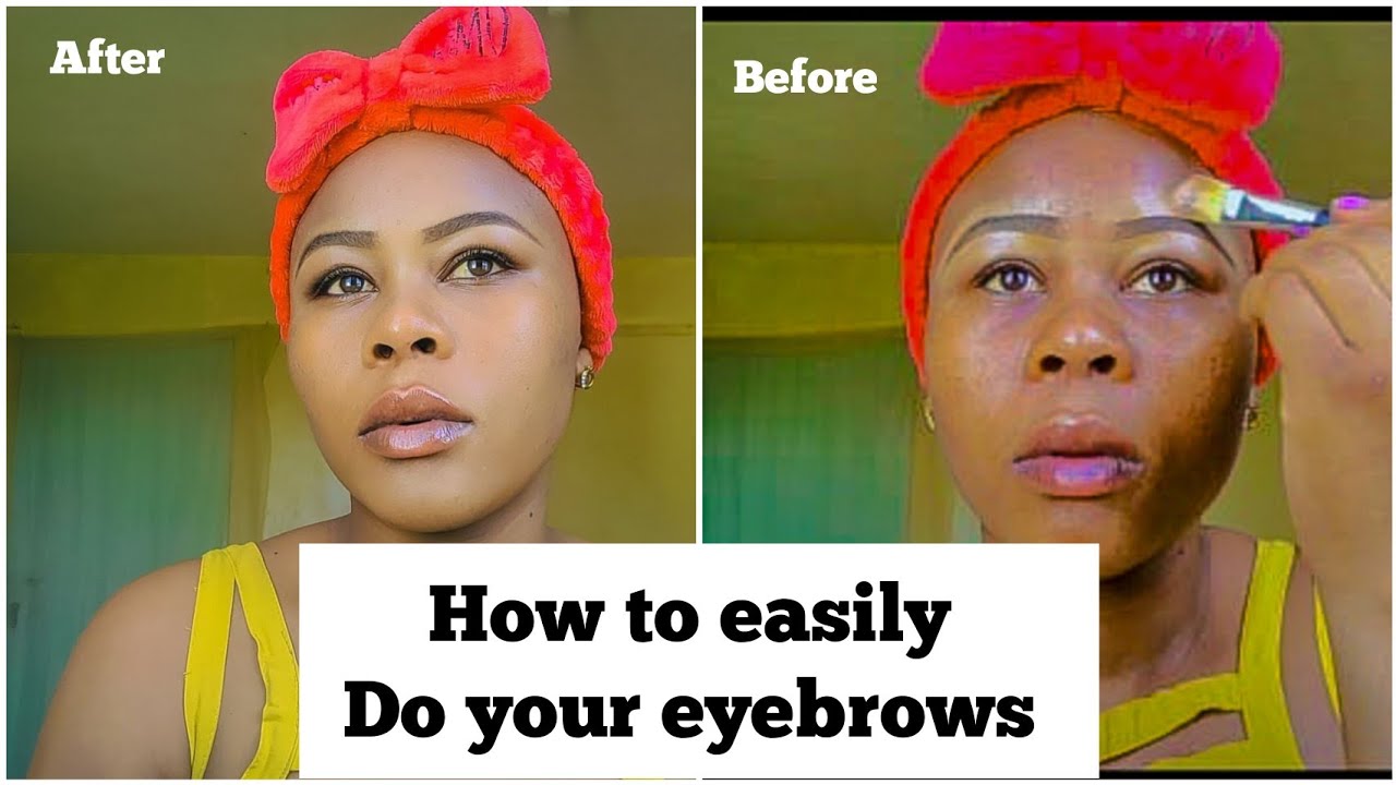 How to do Easy Eyebrow for beginners - YouTube