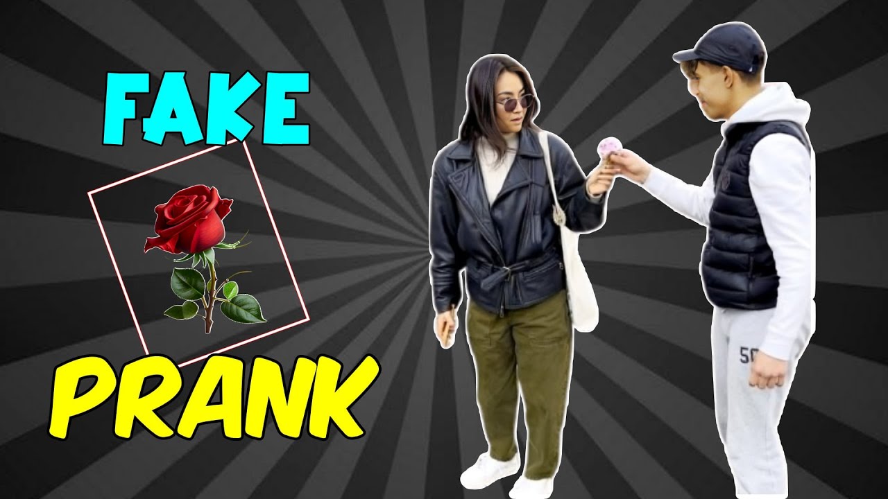 Flowers Prank On Cute Girls! 😍 - YouTube
