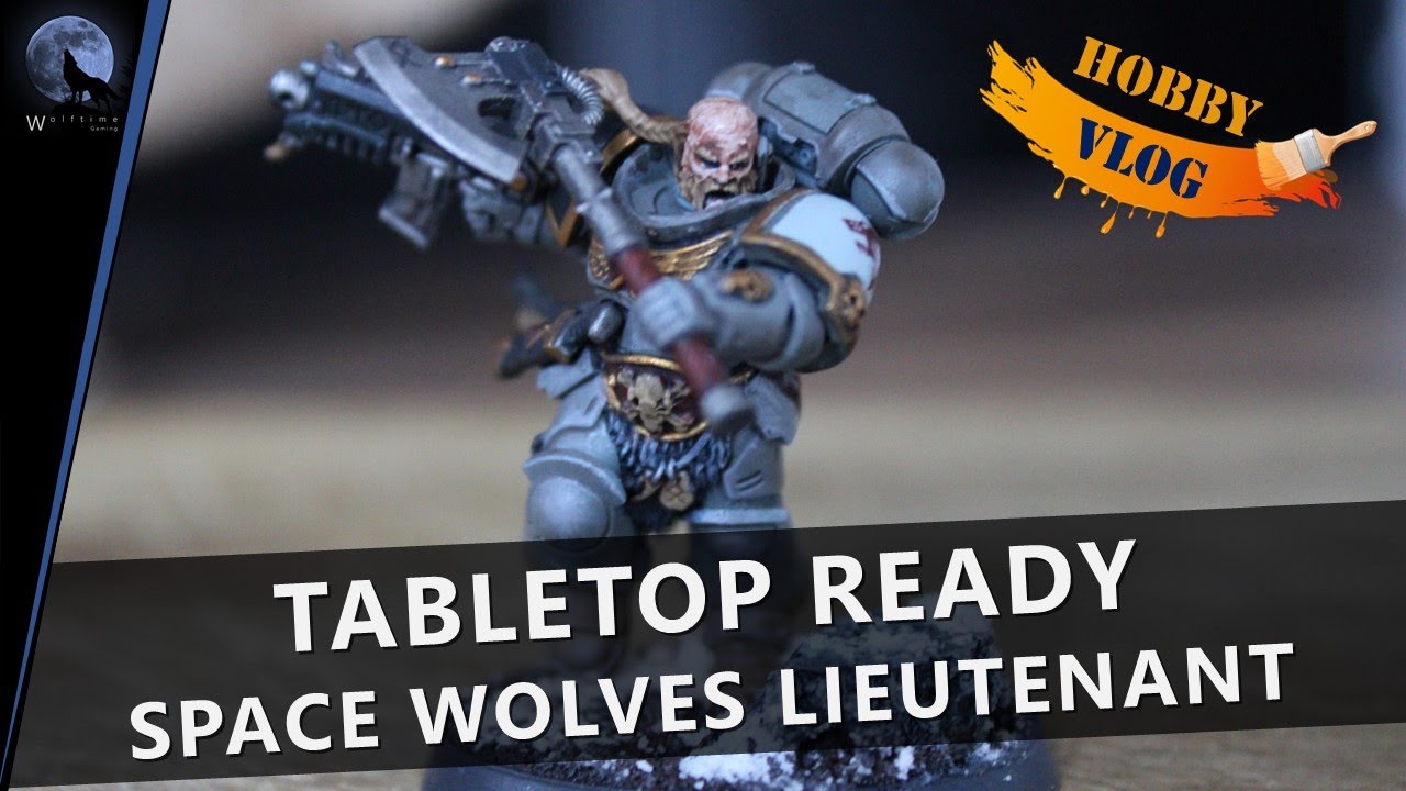 Tabletop Ready Space Wolves Lieutenant | Expanding The Red Wolves ...