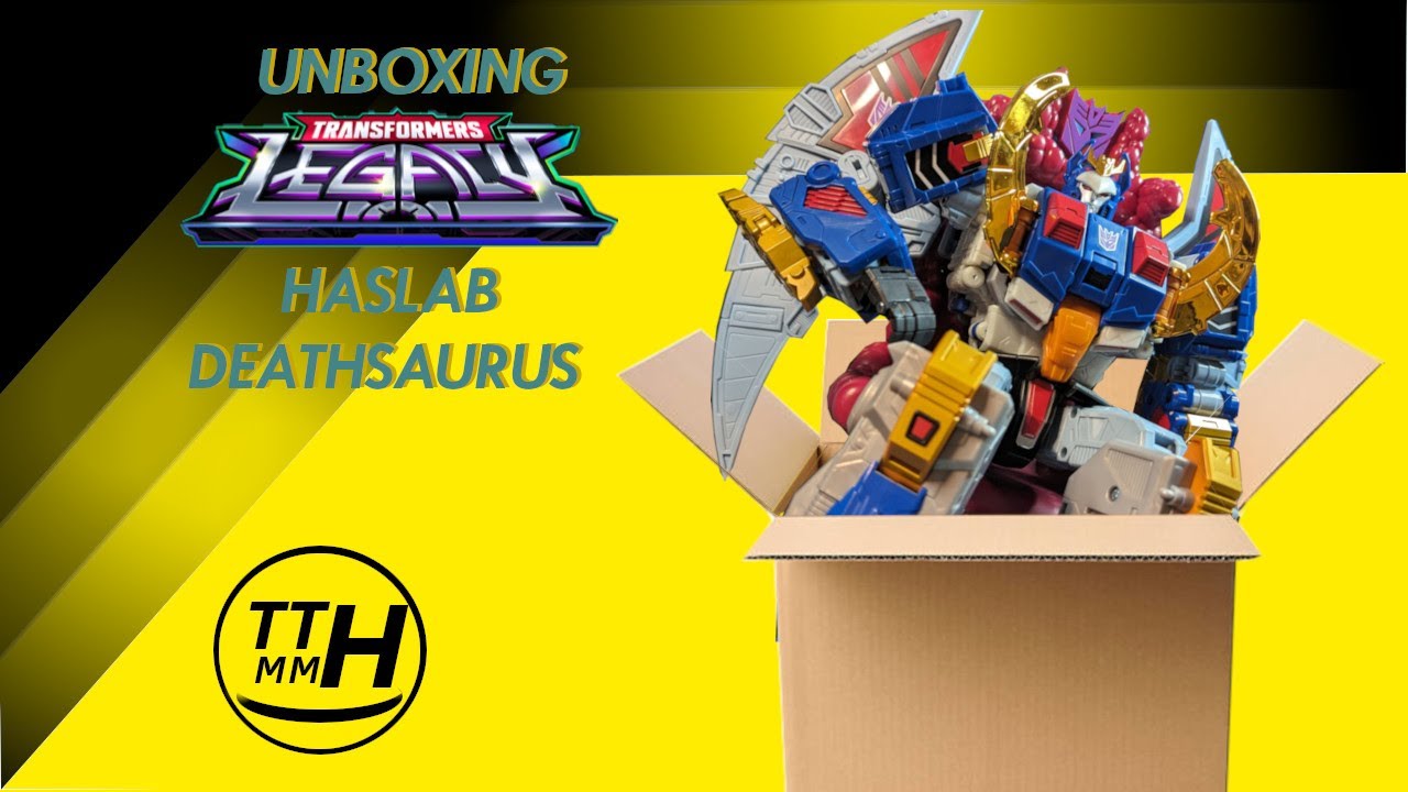 Unboxing Haslab Transformers Legacy Deathsaurus - YouTube