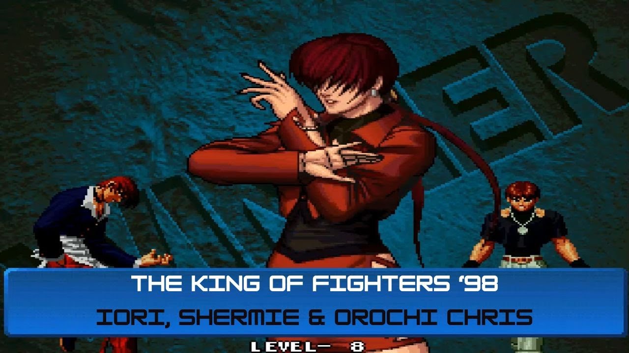 The King of Fighters '98 - Iori, Shermie & Orochi Chris - YouTube