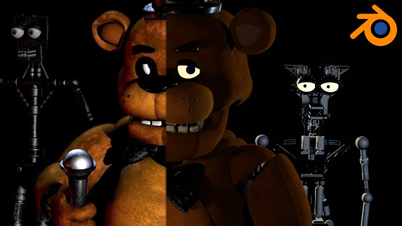 A collection of (almost) all my FNaF renders [BLENDER/FNAF] - YouTube