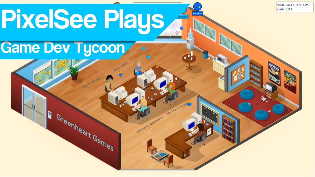 PixelSee Plays... Game Dev Tycoon - Episode 1 - YouTube