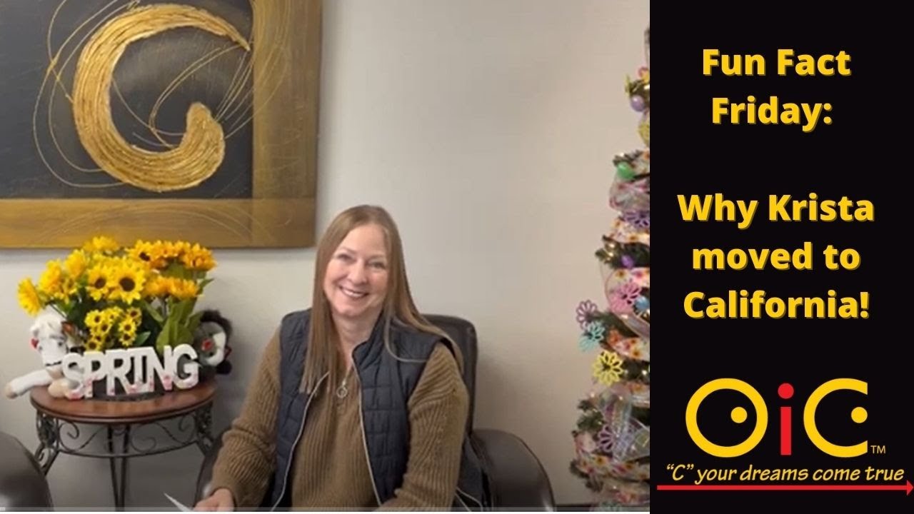Fun Fact Friday: Why Krista moved to California! - YouTube