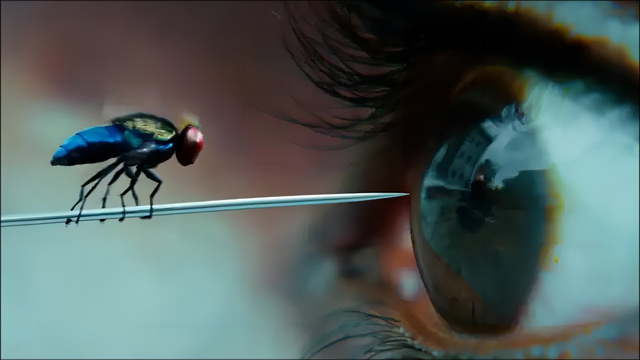 Flies work out hard just to kill their enemies.#movie #adventure - YouTube