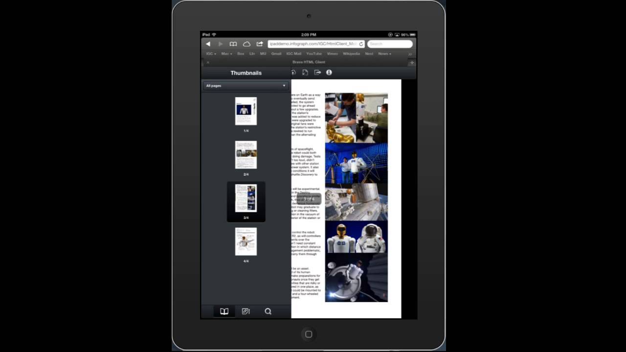 Brava! for iPad HTML Client - YouTube