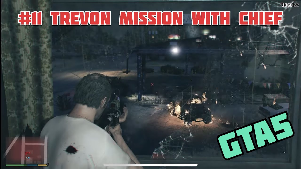 Trevor mission with chief #gta Grand Theft Auto V #11 - YouTube
