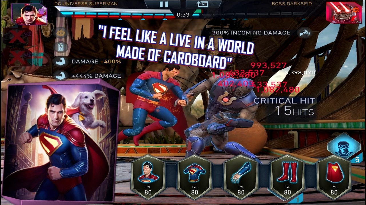 DCU Superman Shows Darkseid Just How Powerful He Really Is. (Feat ...