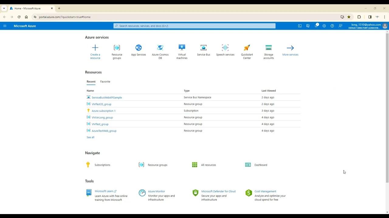 ASP NET Core MVC Ep66: Setup Environment Hosting Microsoft Azure - YouTube