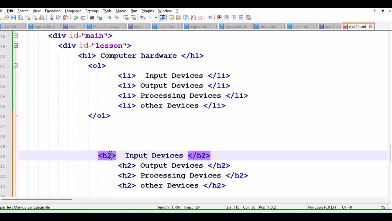 HTML Workshop day 10 - YouTube