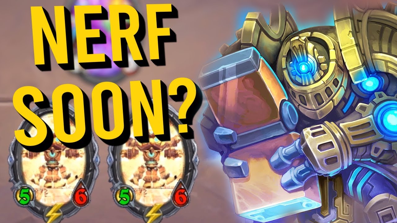 BROKEN Card in Hearthstone Titans Discovered. Mech Rogue Destruction ...