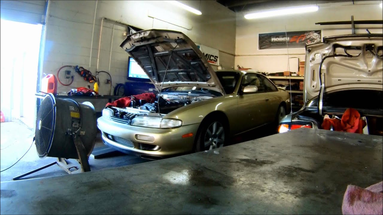s14 240sx rb25 3067R 17psi - YouTube