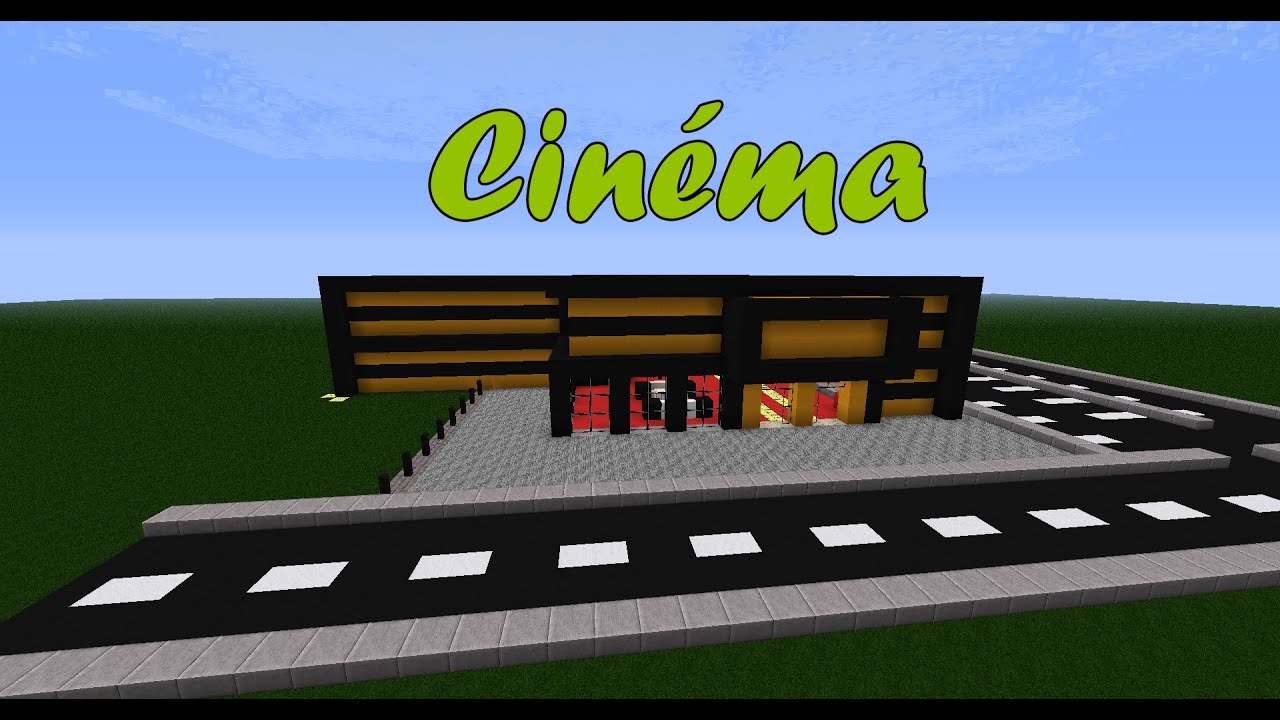 Visite d'un cinéma dans Minecraft - YouTube