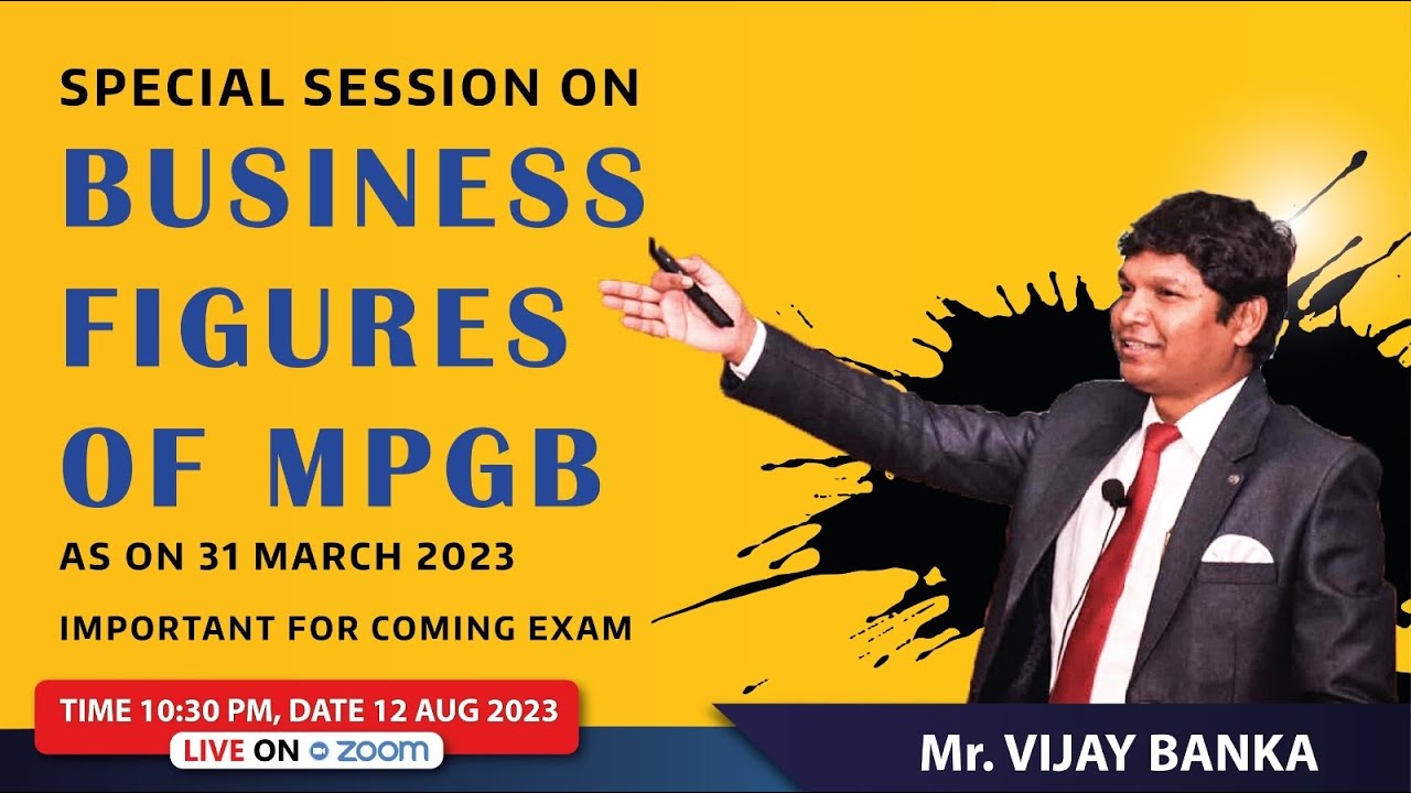 Business Figures of MPGB as on 31 03 2023 II Madhya Pradesh Gramin Bank ...