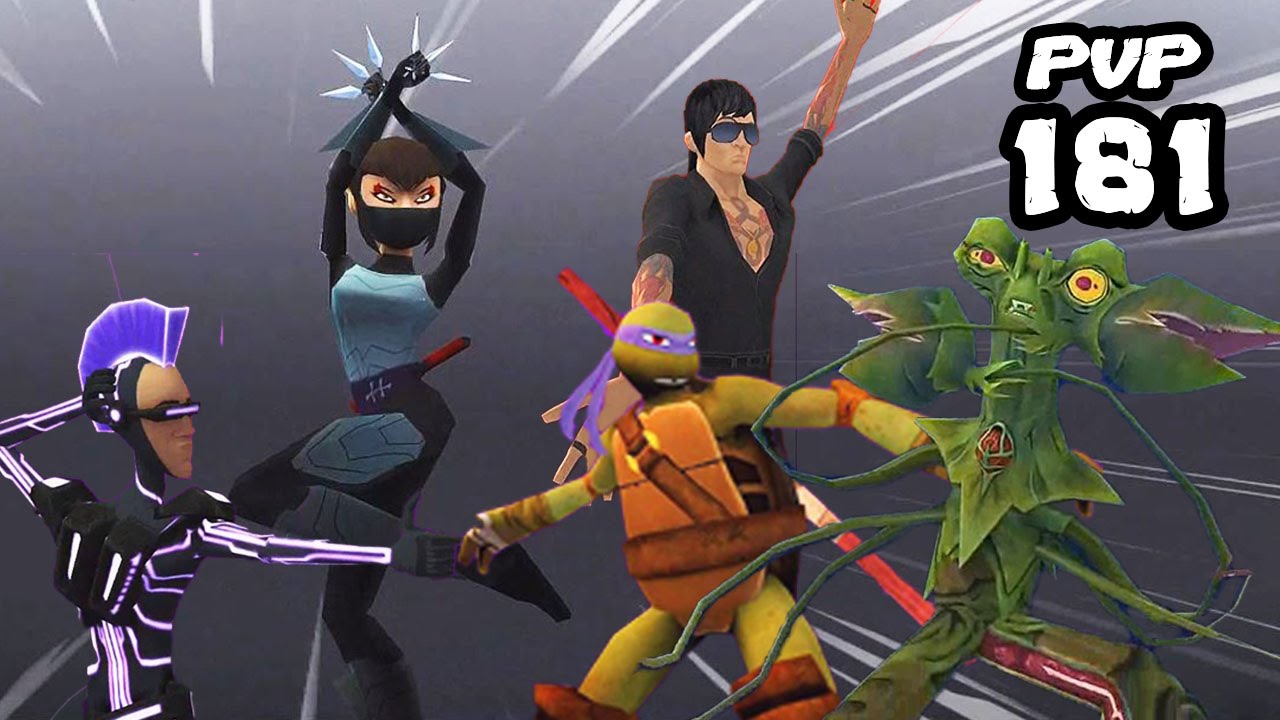 TMNT Legends PVP 181 (Snakeweed, Hun, Zeck, Karai, Donatello Legend ...