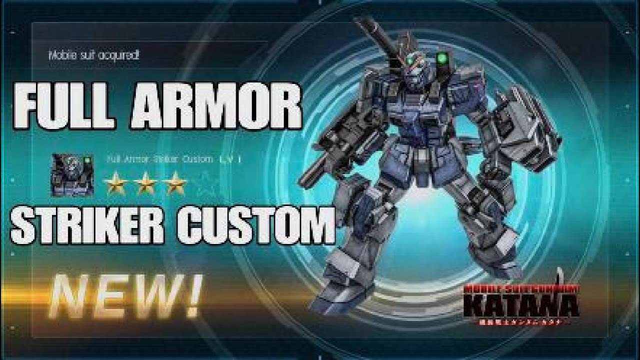 GUNDAM PS5 [16yotype] FULL ARMOR STRIKER CUSTOM is a Relentless ...