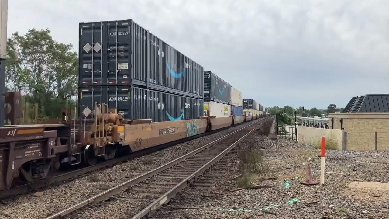 BNSF 3831 east, intermodal Joliet. 9.27.24 - YouTube